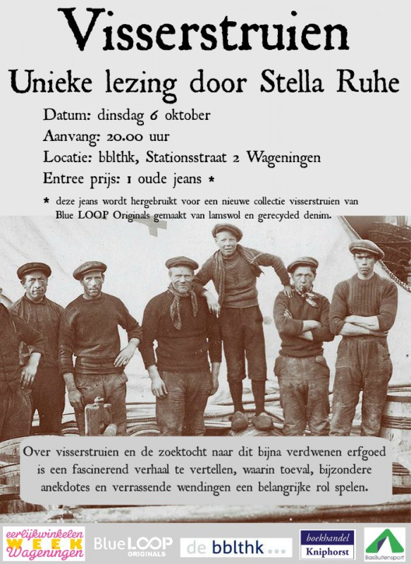 Poster lezing Visserstruien - BasBuitensport